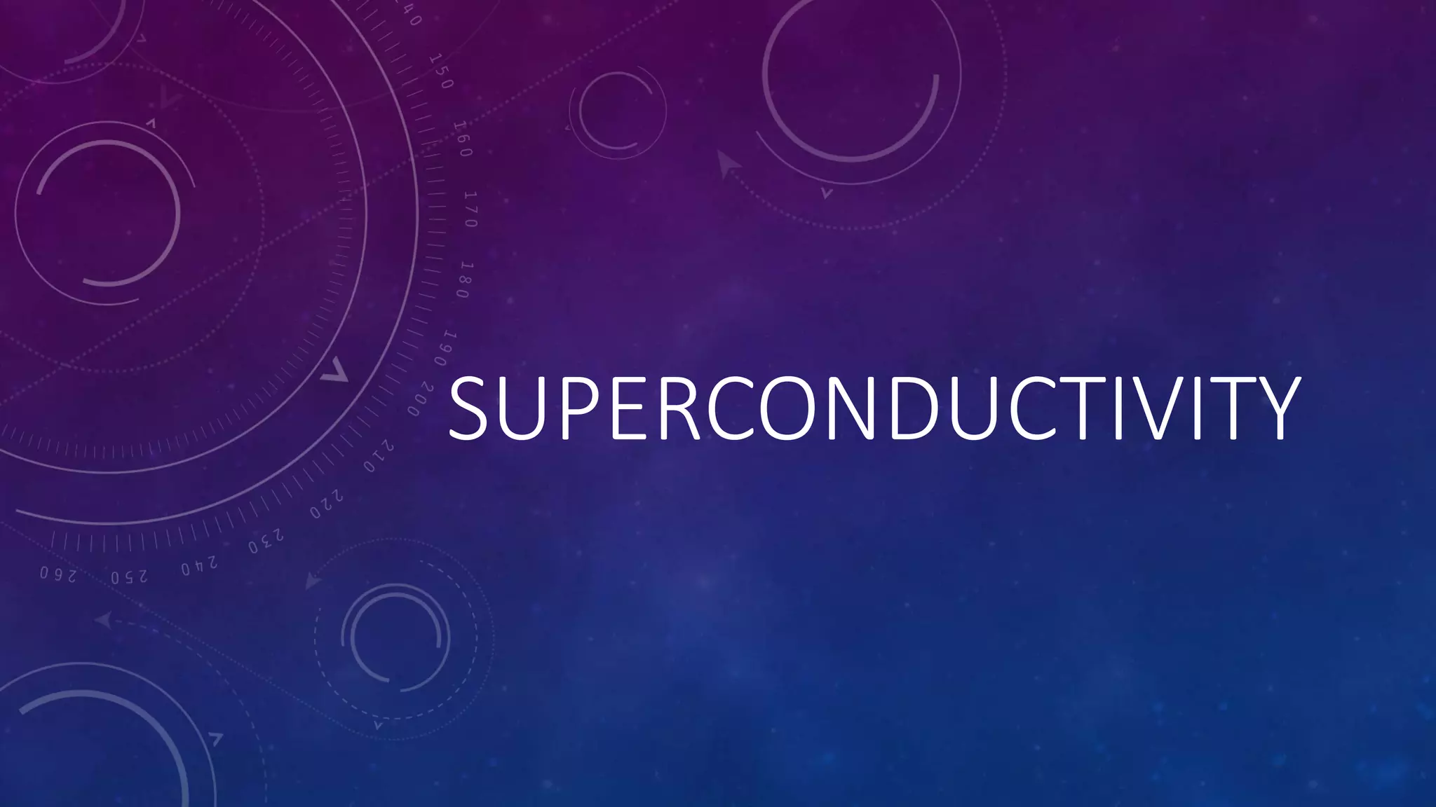 Superconductivity of materials | PPTX