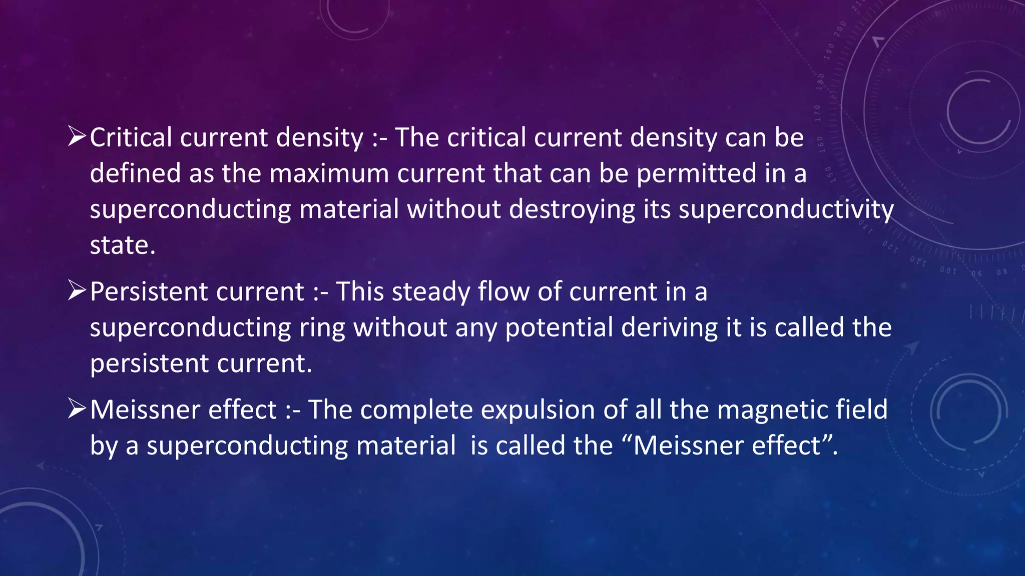 Superconductivity of materials | PPTX