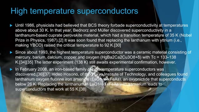 Super conductivity | PPT