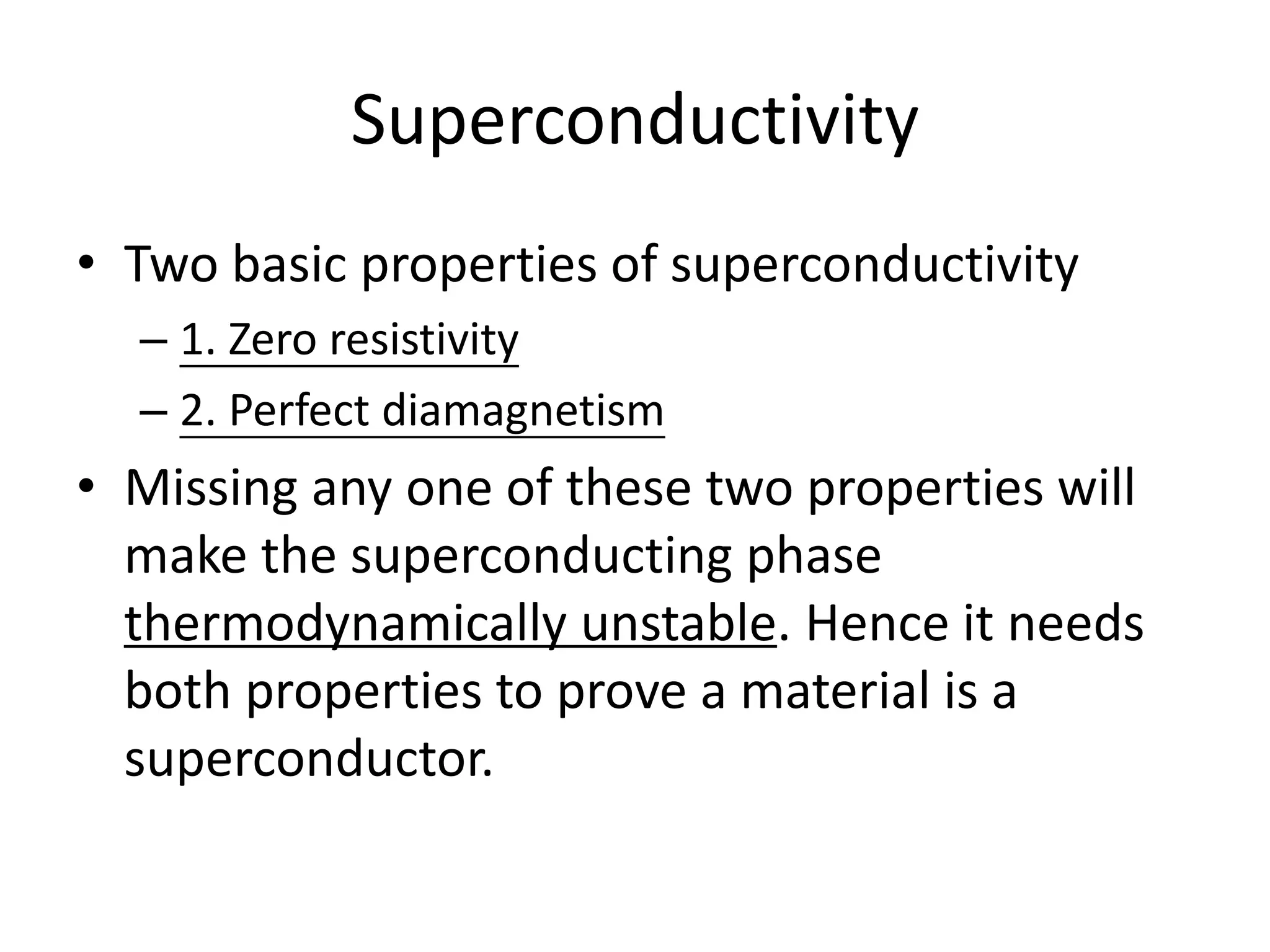 Superconductivity | PPTX