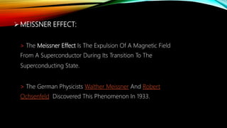 Superconductivity | PPTX