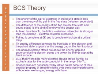 Superconductivity | PPTX | Chemistry | Science