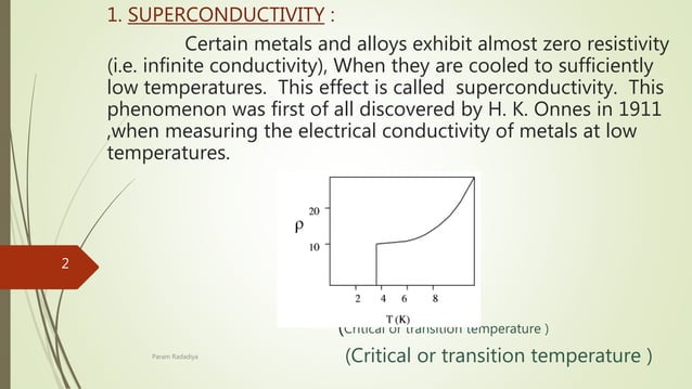 Superconductivity | PPTX