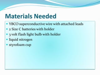 superconductivity in engineering materials | PDF