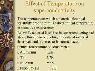 Superconductivity | PPTX