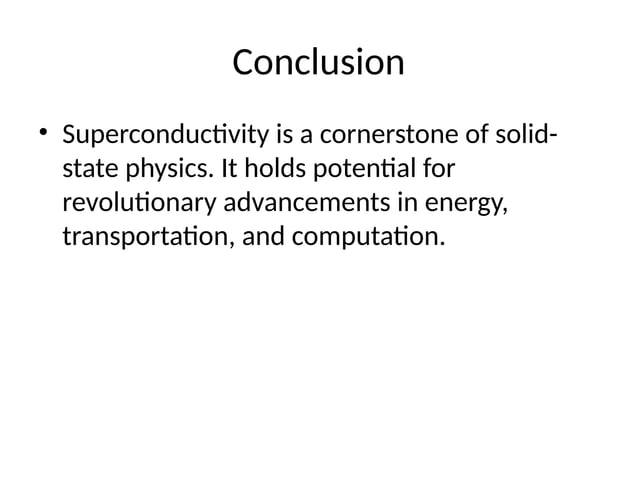 Superconductivity_Presentation.pptxdidxr | PPT
