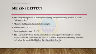 Super conductor | PPTX | Chemistry | Science
