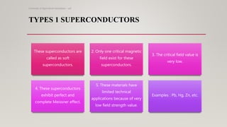 Super conductor | PPTX | Chemistry | Science