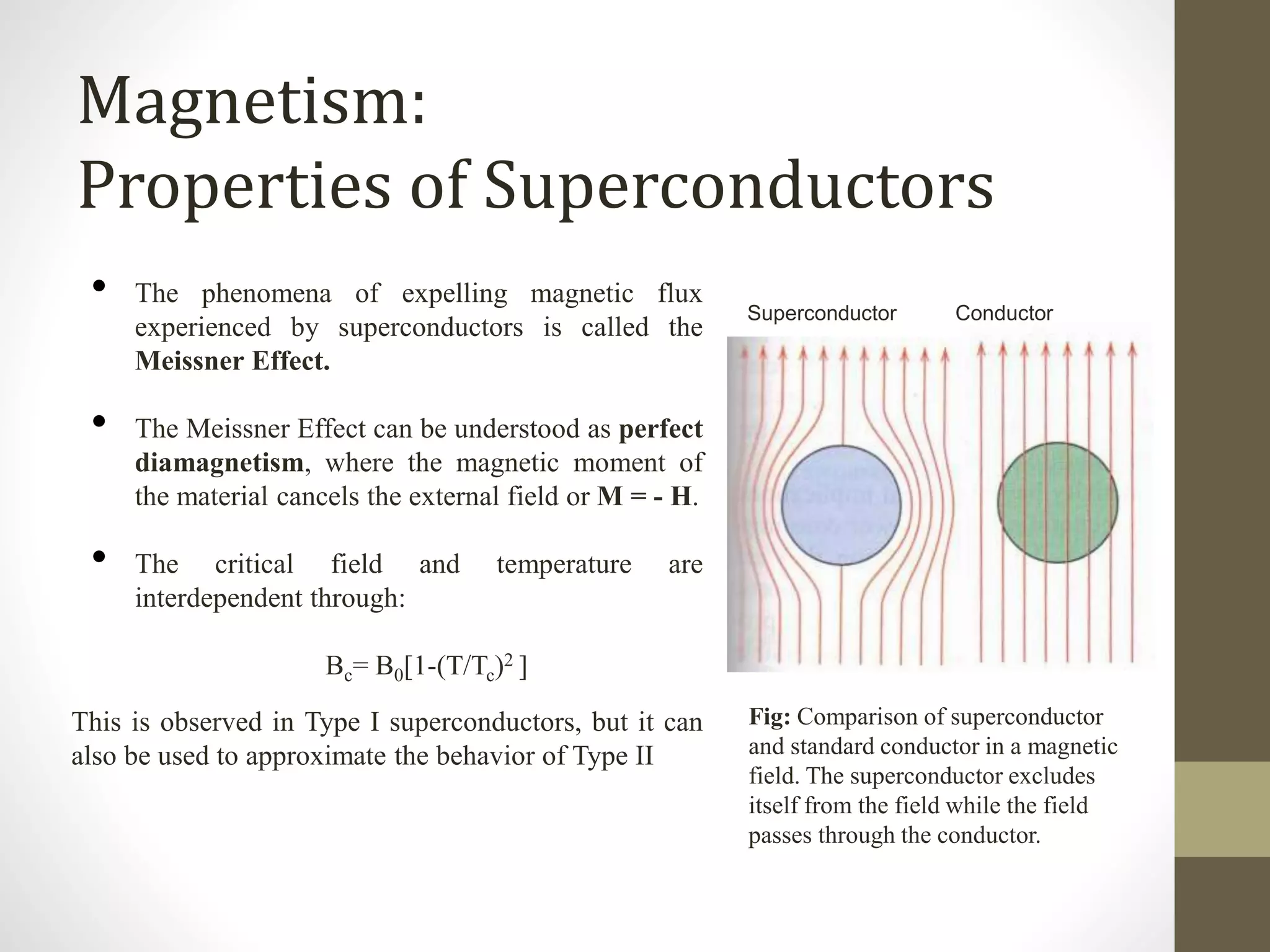 Superconductors And their Applications | PPTX