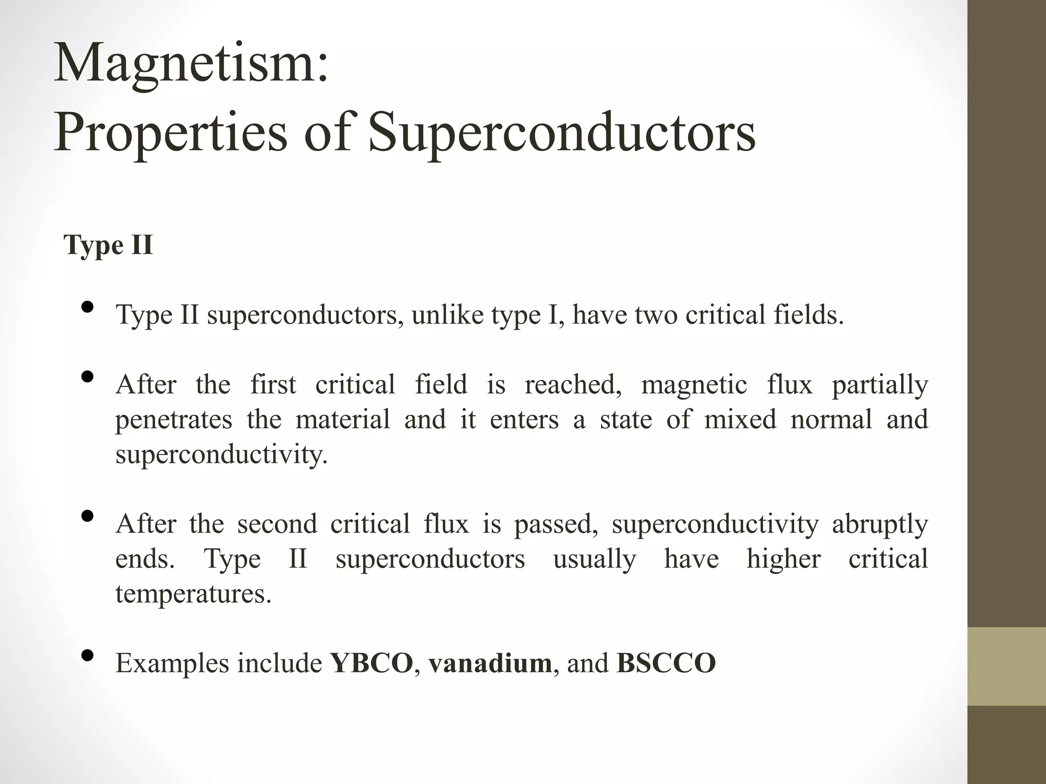 Superconductors And their Applications | PPTX