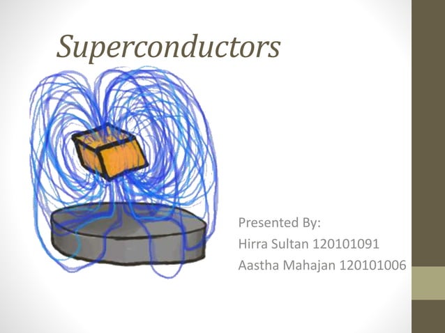 Superconductors And Their Applications Pptx Geology Science