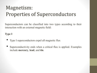 Superconductors And their Applications | PPTX