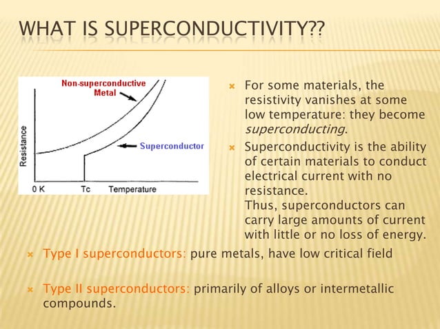 Superconductors | PPTX | Physics | Science