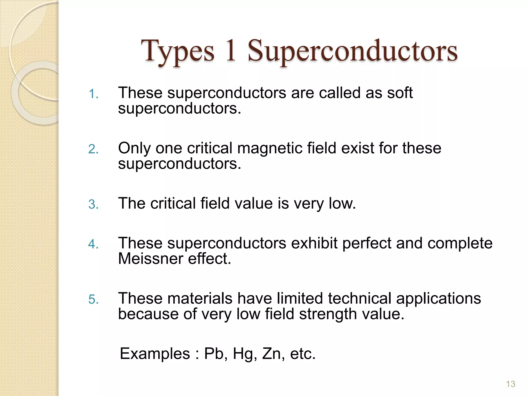 Superconductors | PPTX