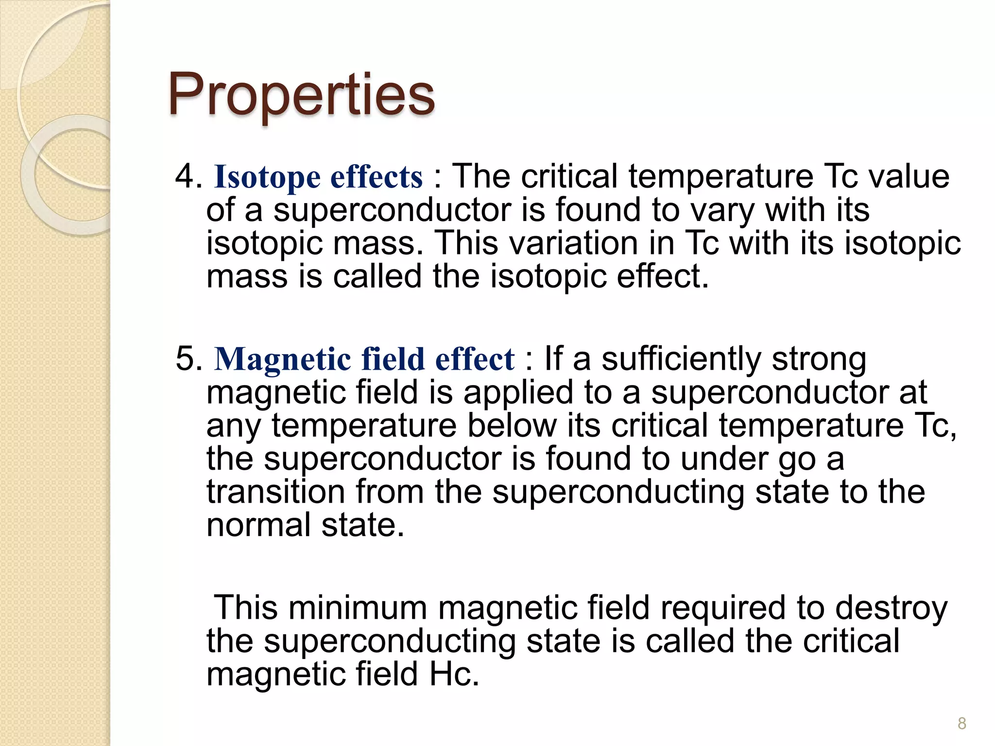 Superconductors | PPTX