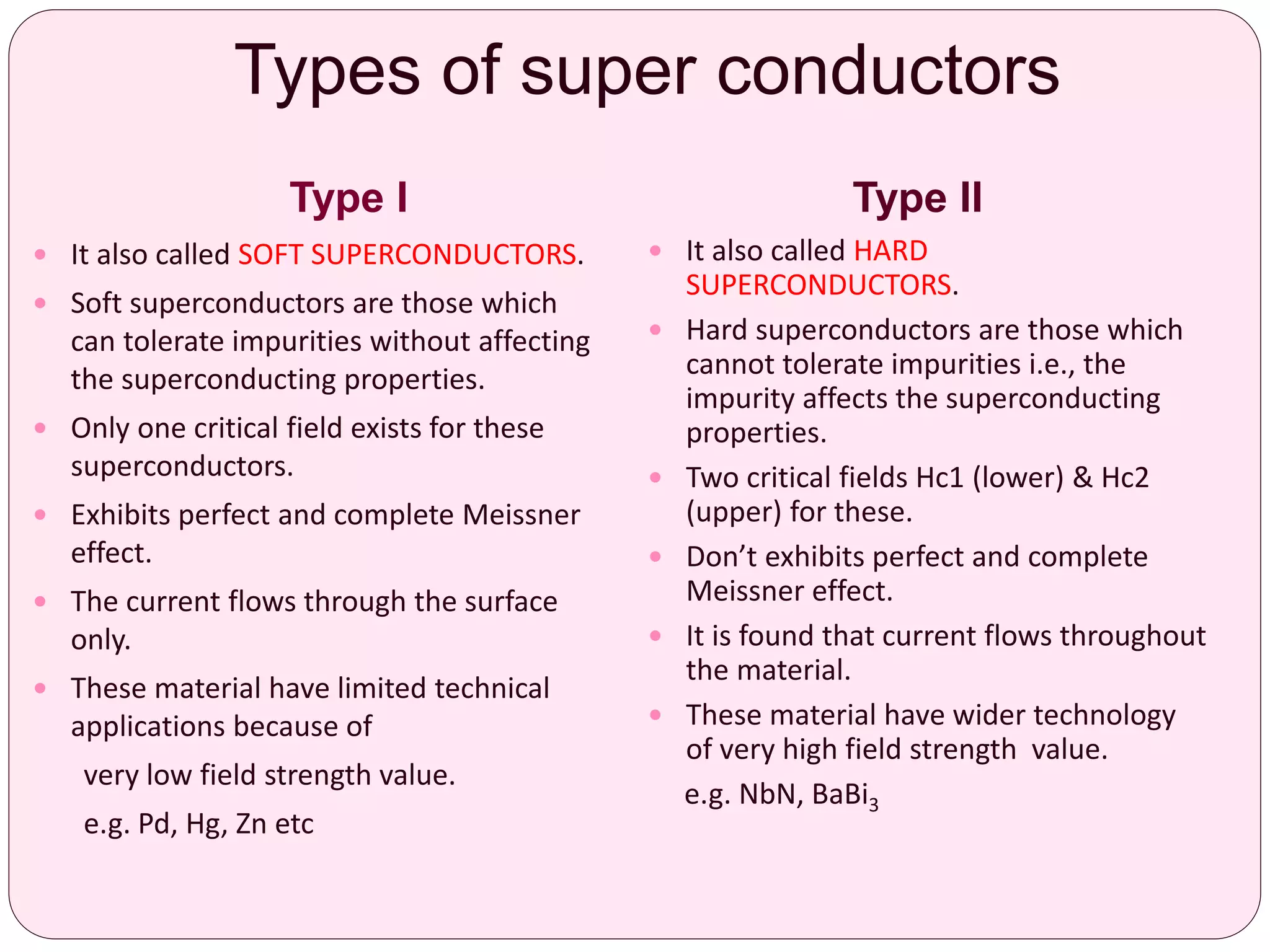 Super conductors,properties and its application and BCS theory | PPTX