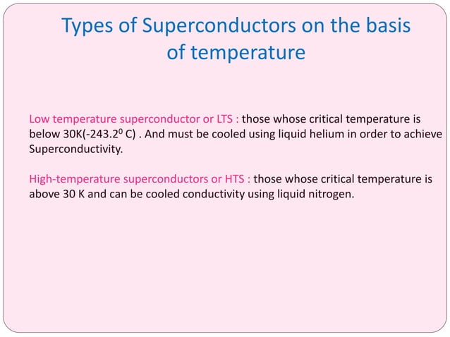 Super conductors,properties and its application and BCS theory | PPTX | Physics | Science