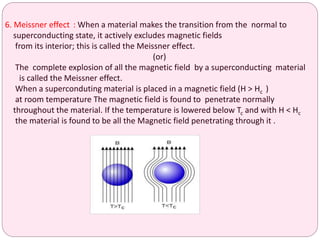 Super conductors,properties and its application and BCS theory | PPTX
