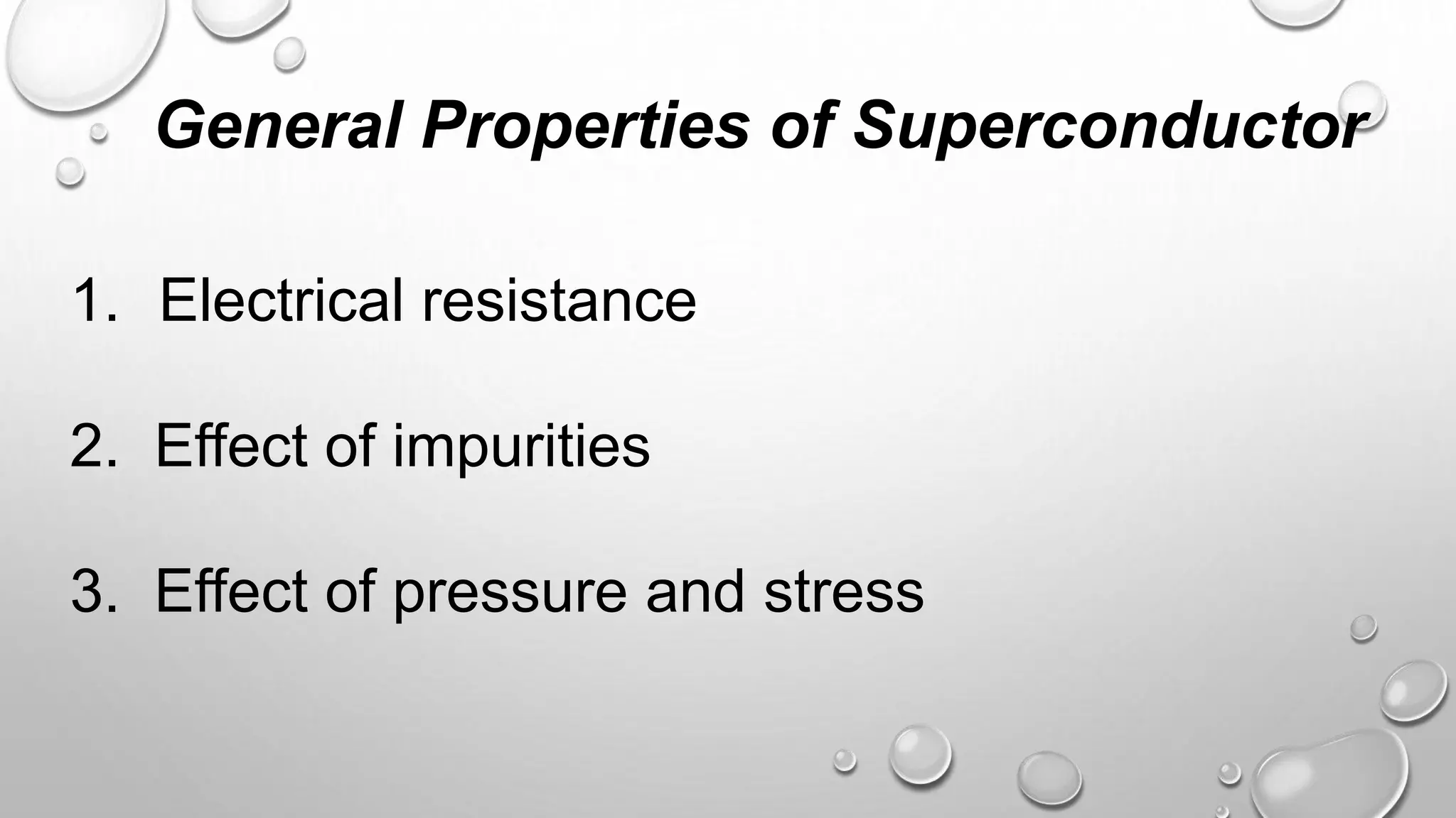 Superconductors and its application | PPTX