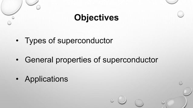 Superconductors and its application | PPTX | Physics | Science