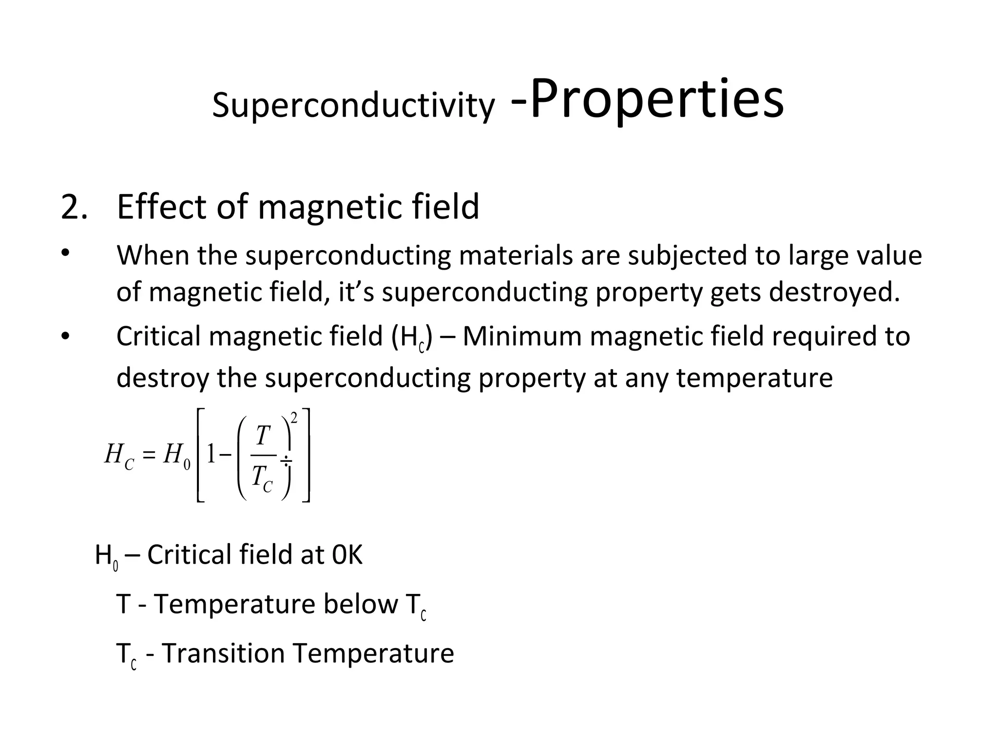 Superconductors and Superconductivity | PPT