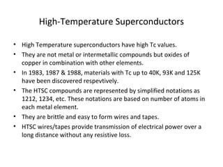Superconductors and Superconductivity | PPT