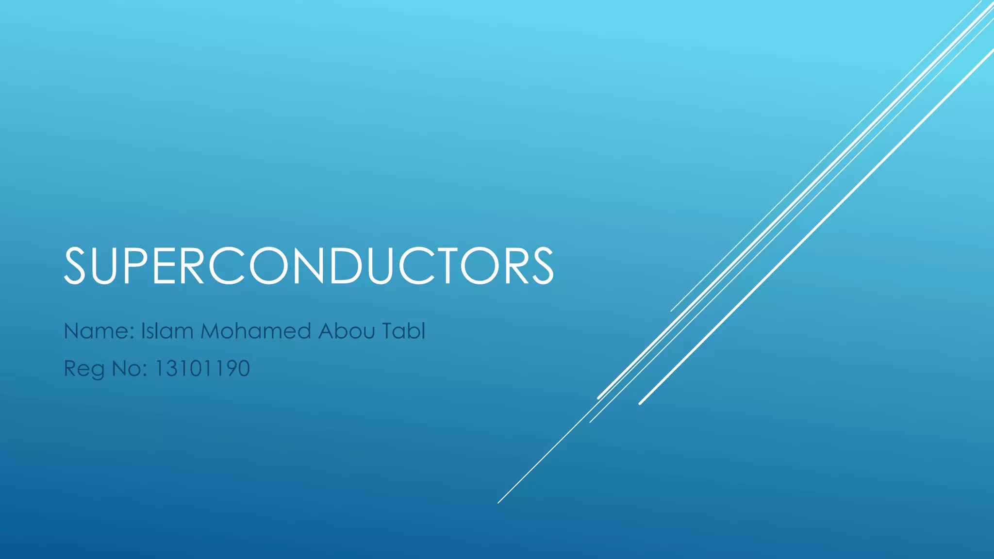 Superconductors presentation | PPT