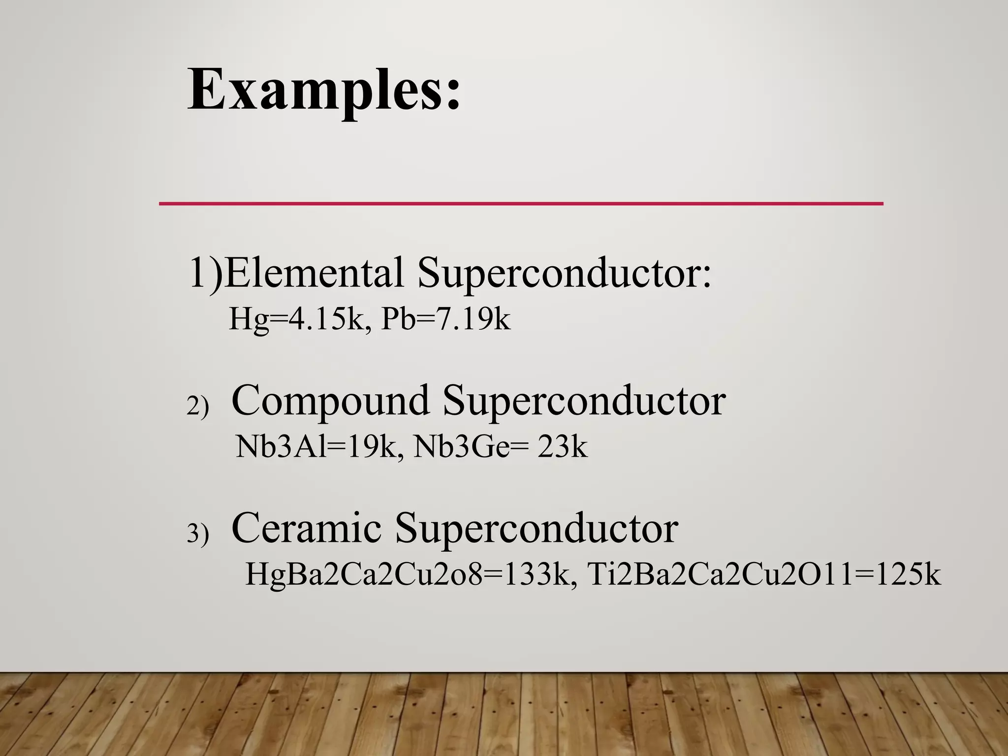 Superconductors | PPT