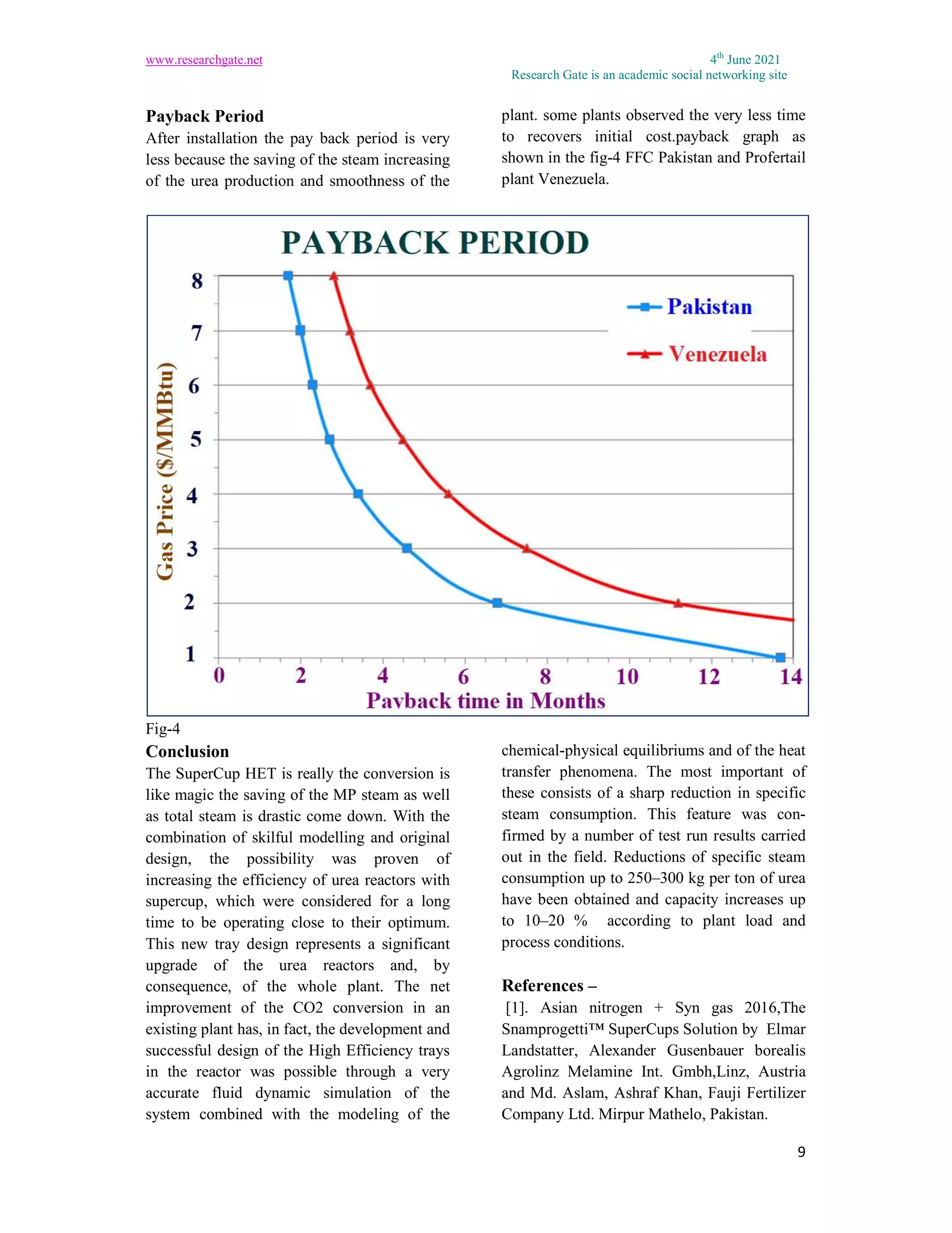 Super conversion in urea reactors with super cup high efficiency trays ...