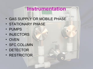 Super critical fluid chromatography | PPT