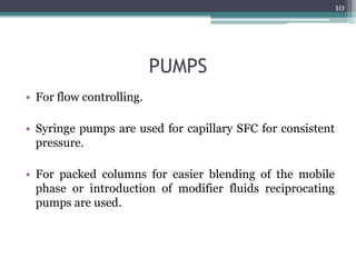 Super critical fluid chromatography | PPTX