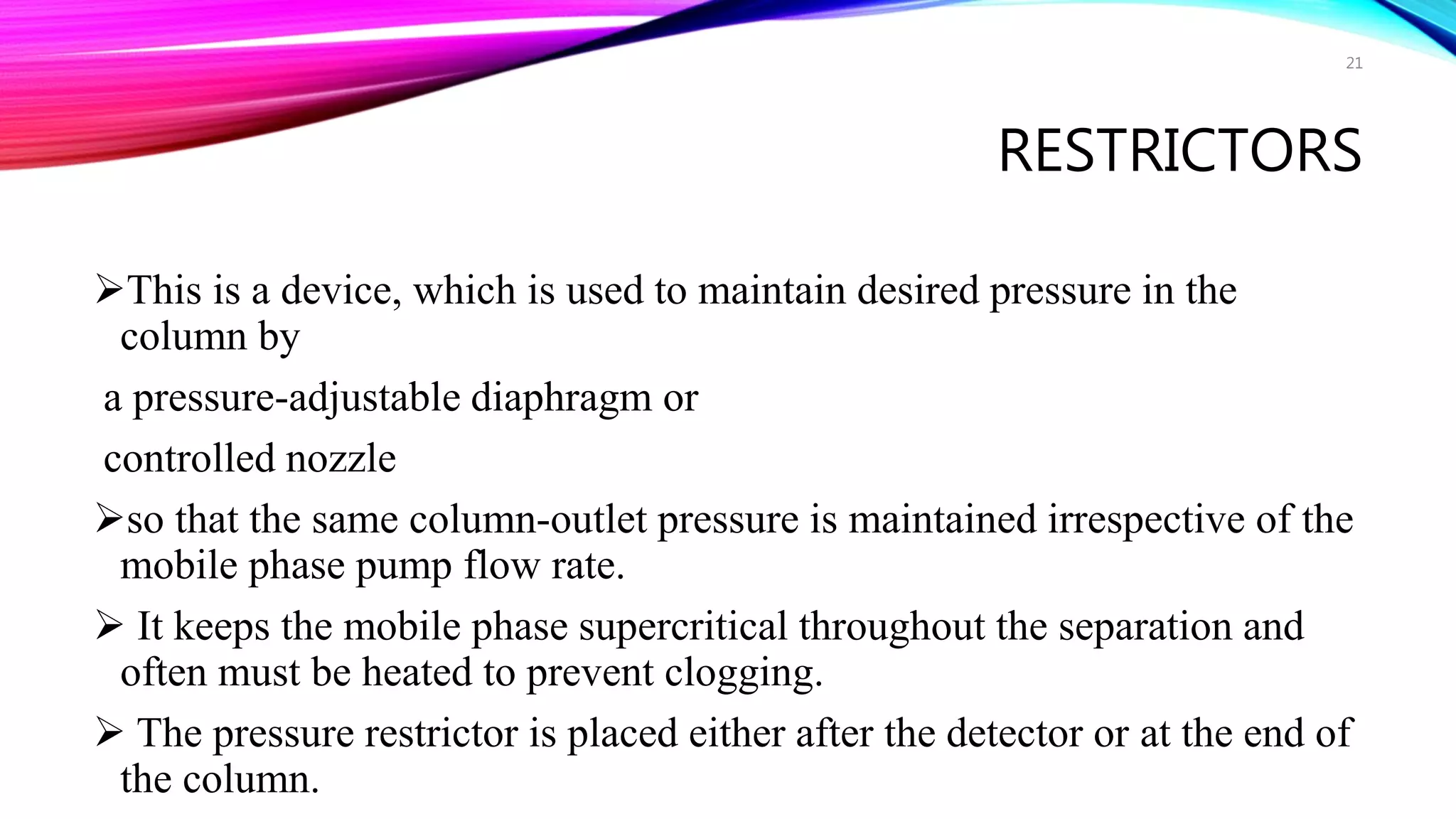 Super critical fluid chromatography | PPTX