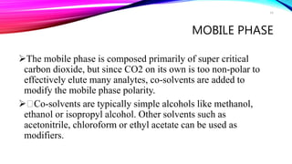 Super critical fluid chromatography | PPTX