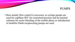 Super critical fluid chromatography | PPTX