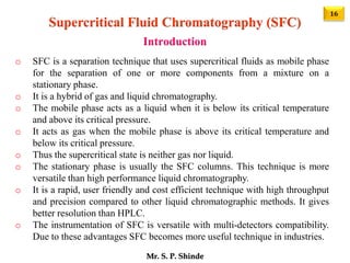 Super Critical Fluid Chromatography | PDF