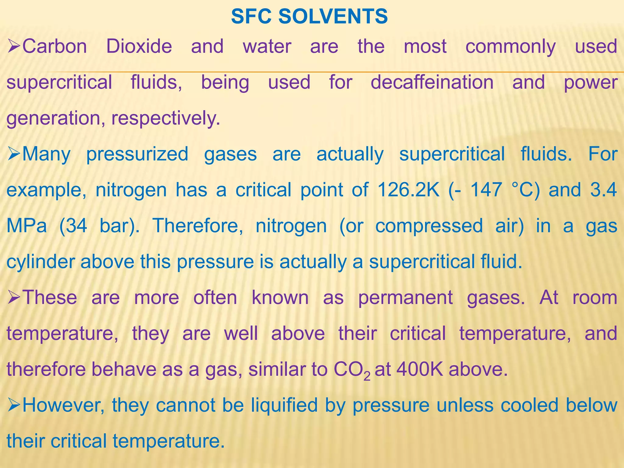 Supercritical Fluid Chromatography | PPTX