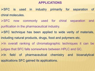 Supercritical Fluid Chromatography | PPTX