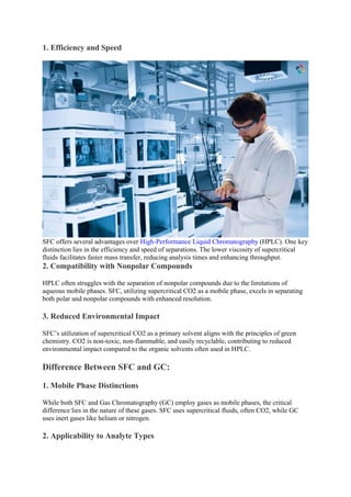 Supercritical Fluid Chromatography (SFC): Explores the Fundamentals ...