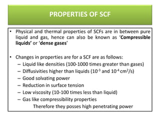 Supercritical fluid extraction | PPTX