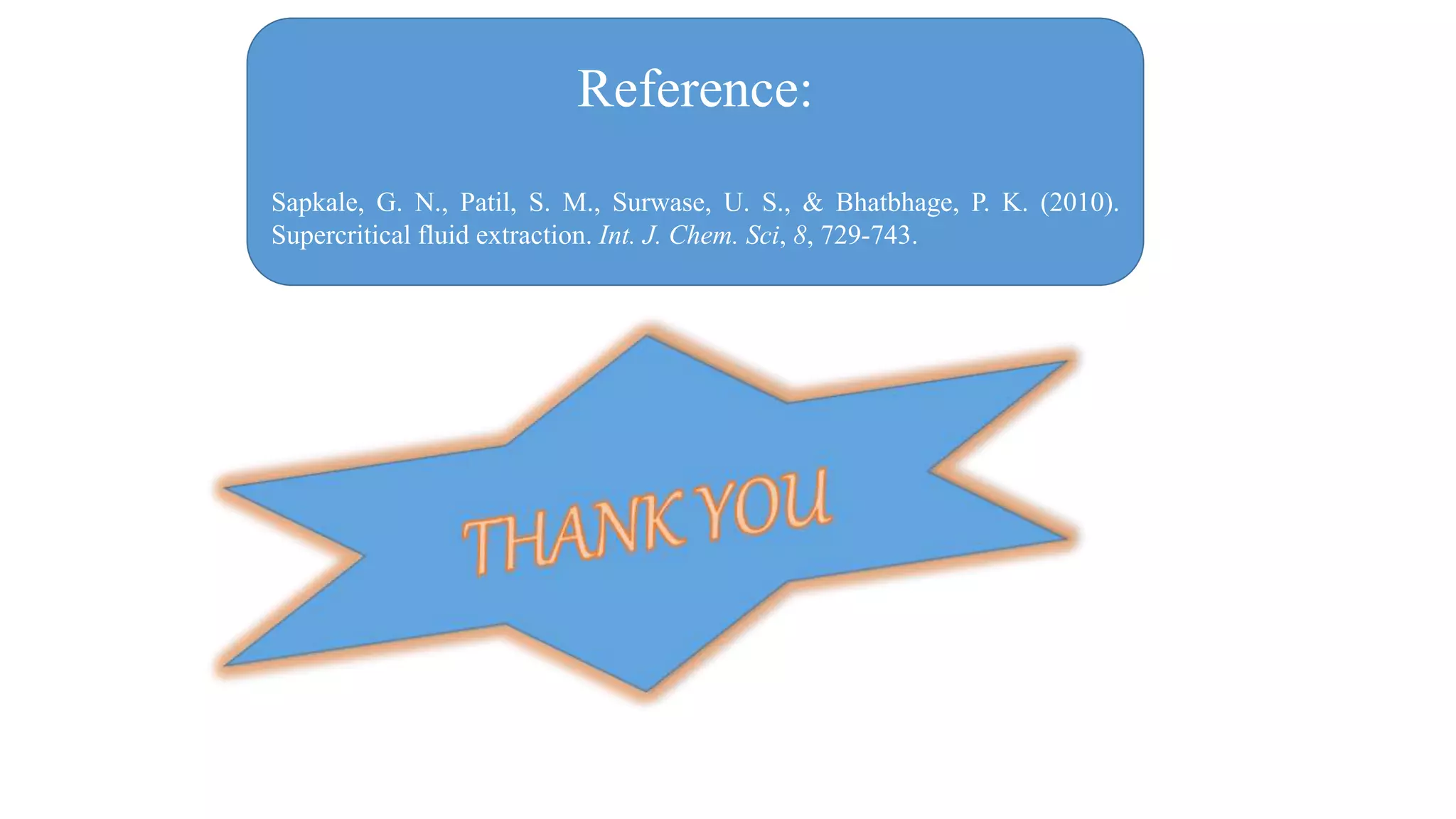 Supercritical Fluid Extraction Introduction Pptx