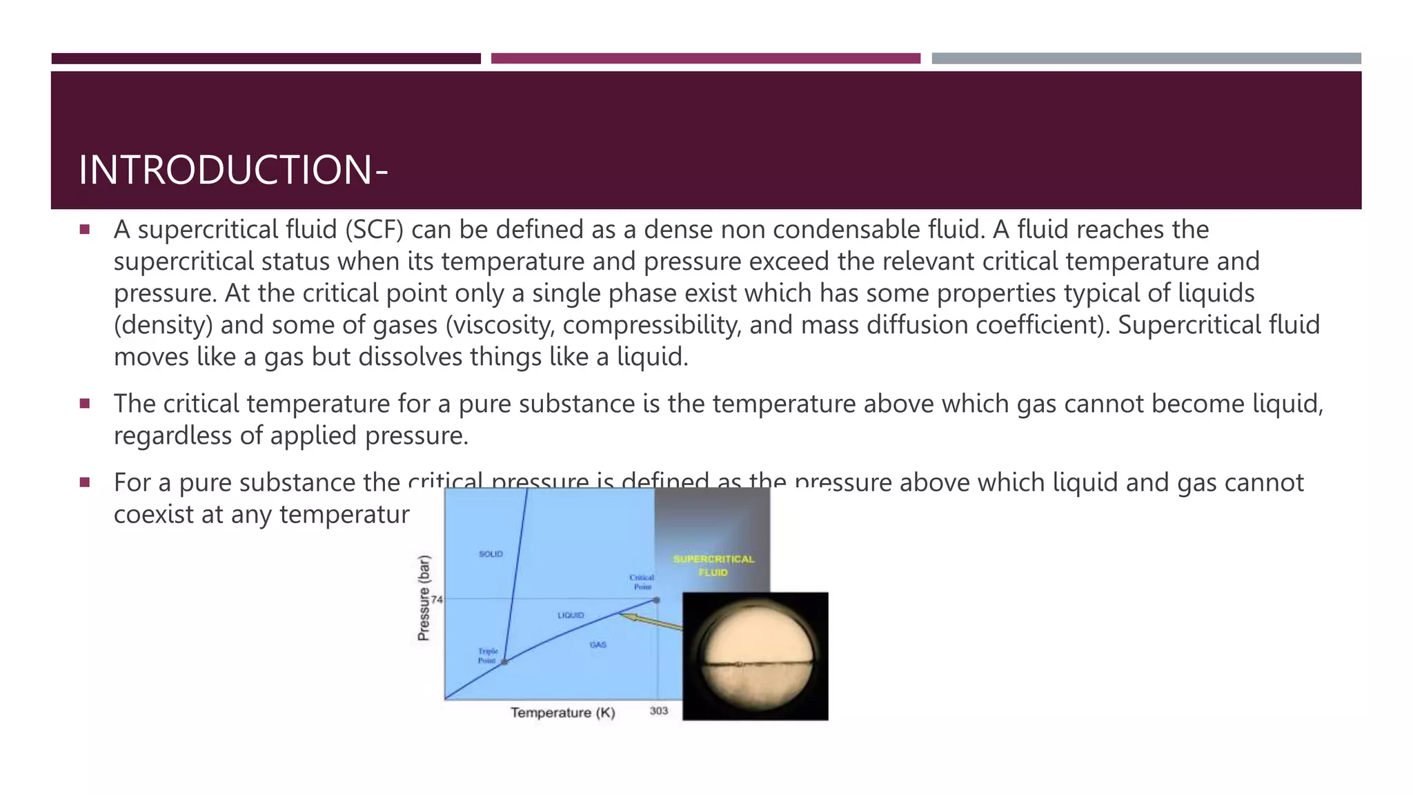 Supercritical Fluid Technology and its Applications slides.pptx