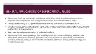 Supercritical Fluid Technology and its Applications slides.pptx