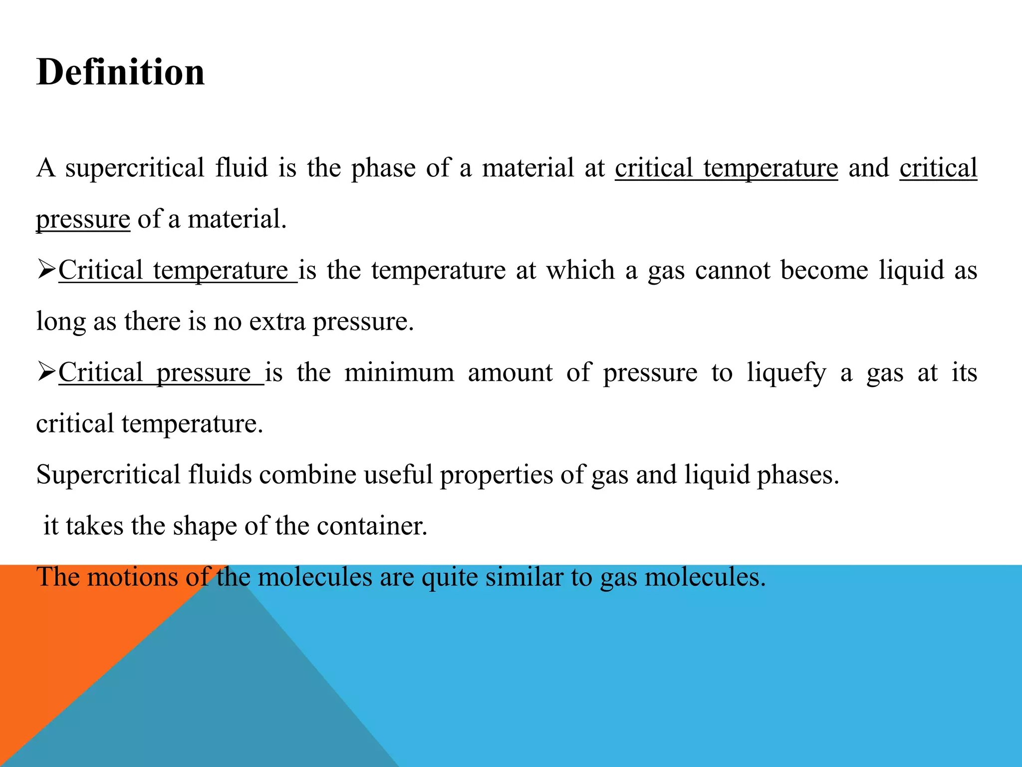 Supercritical Gas Extraction Ppt