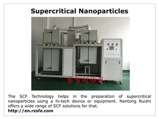 Supercritical nanoparticles | PPT