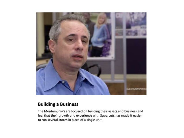 Supercuts owner success story | PPT