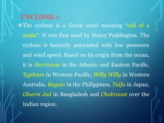 Supercyclone of Odisha | PPTX