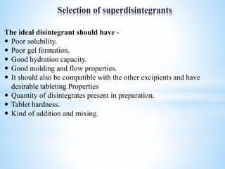 Superdisintegranting agent used in pharmaceutical formulation.pptx