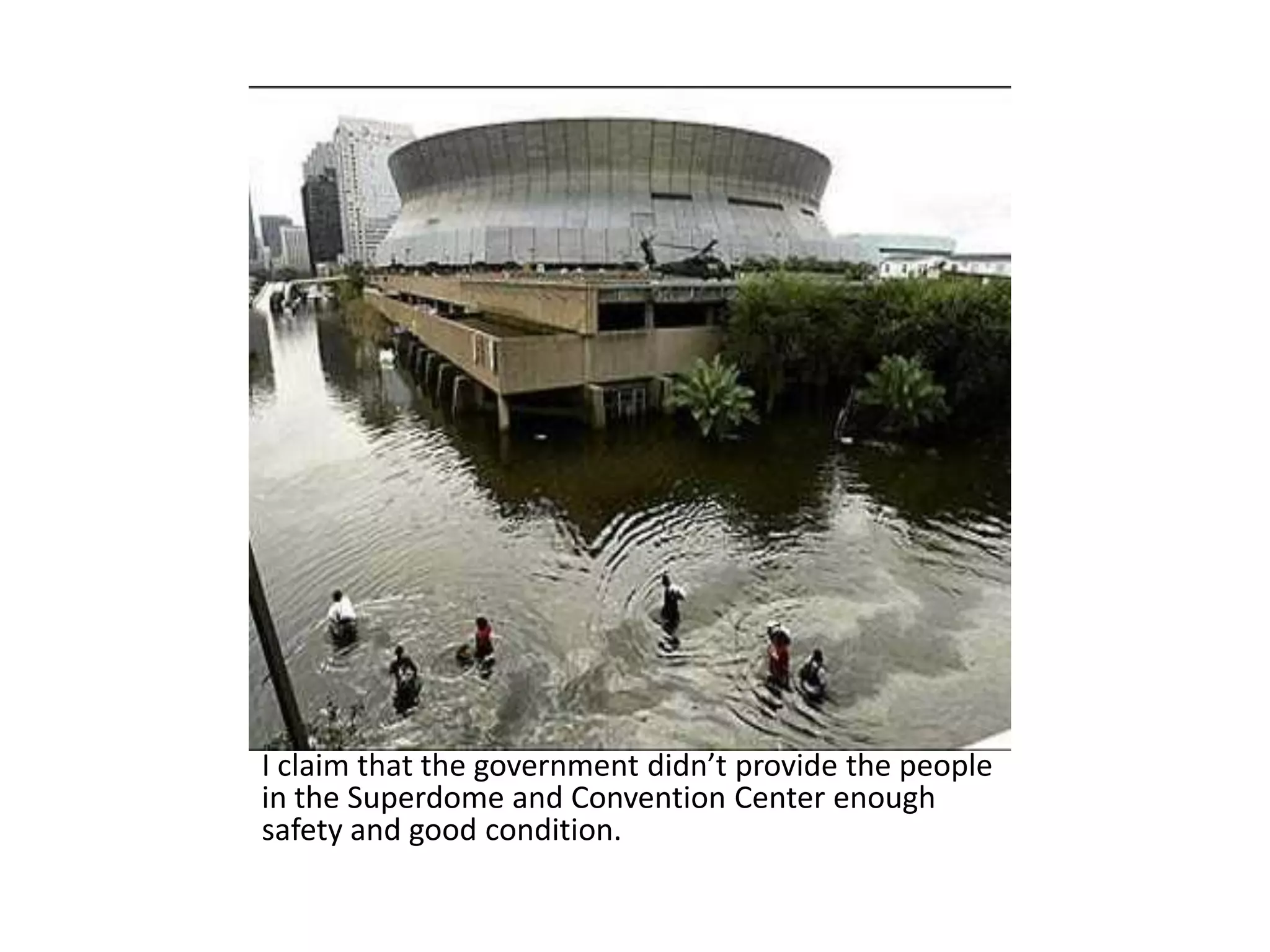 Superdome hurricane katrina power point | PPTX