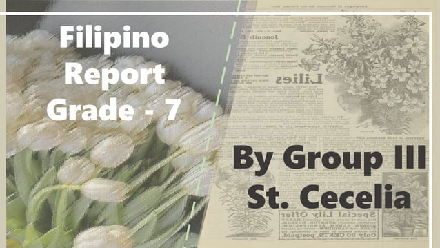 ANG PEKE - FILIPINO REPORT BY GROUP 7 ST CECELIA | PPTX