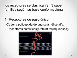 Super familias de receptores | PPTX